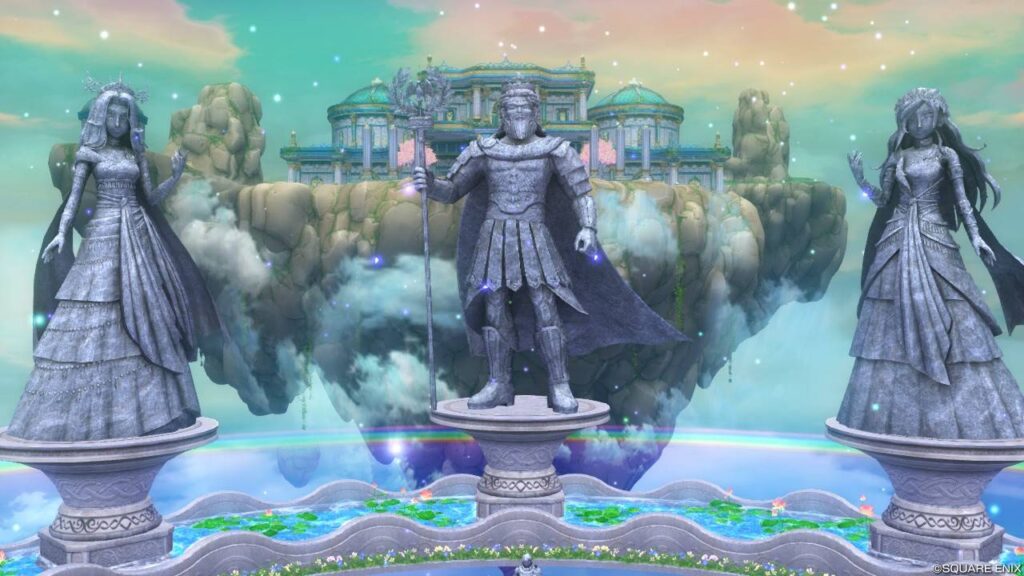 【ver7.4ストーリーネタバレ】誓約の園 神々の像 | うさぎ紳士のドラクエ10日記